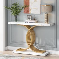 "Tribesigns 55"" Vintage Entryway Console Table, Wooden Hallway Table ...