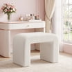 Modern Vanity Stool, Upholstered Ottoman, Arched Footstool, Sofa ...