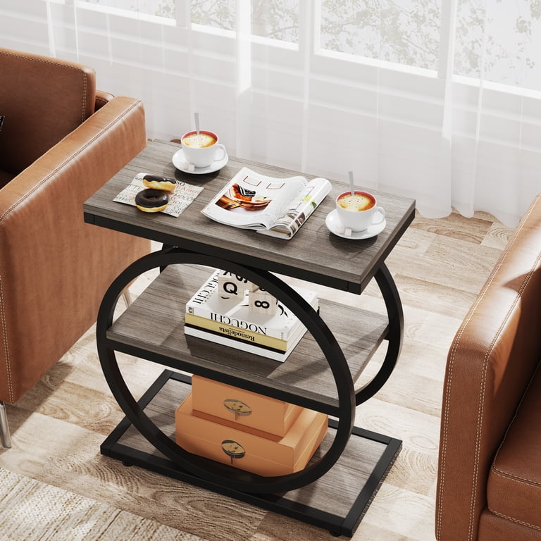 Industrial Metal End Tables