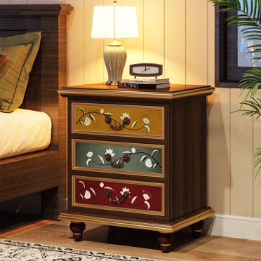 Safavieh Roya Rustic 1 Drawer 1 Shelf Nightstand, Natural - Walmart.com