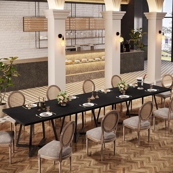 Tribesigns Square Dining Table Set of 4 - 31.5" Industrial Dinner Table ...