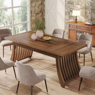 Tribesigns Rectangular Dining Table for 6-8, 78“ Long 29.53“ Height ...