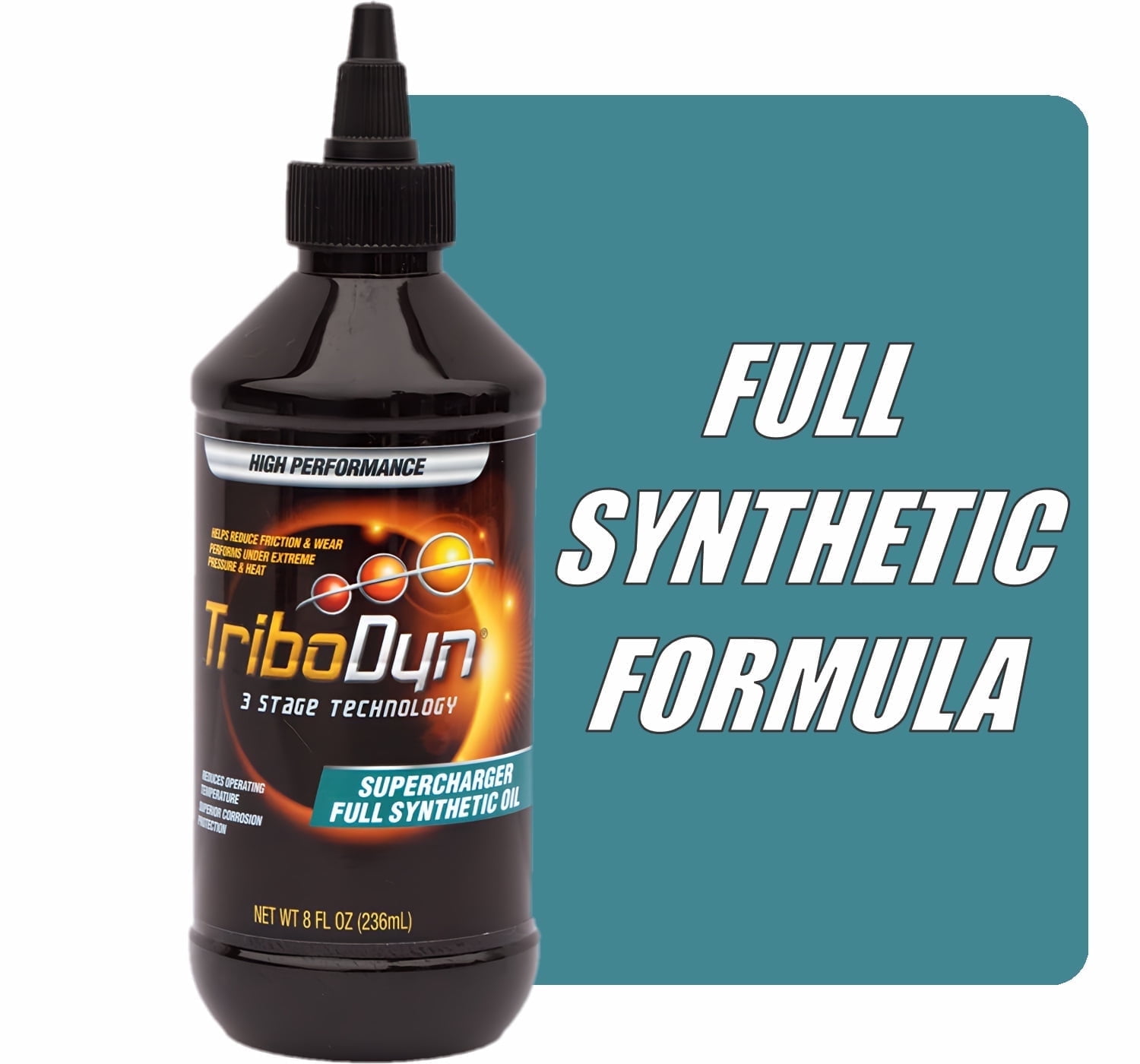TriboDyn Ceramic Full Synthetic Supercharger Oil, 20-90F Drop, 8oz ...