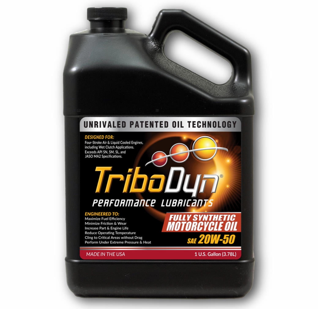 TriboDyn JASO MA2 Synthetic 20W50 Motorcycle Oil with Ceramic Coating ...