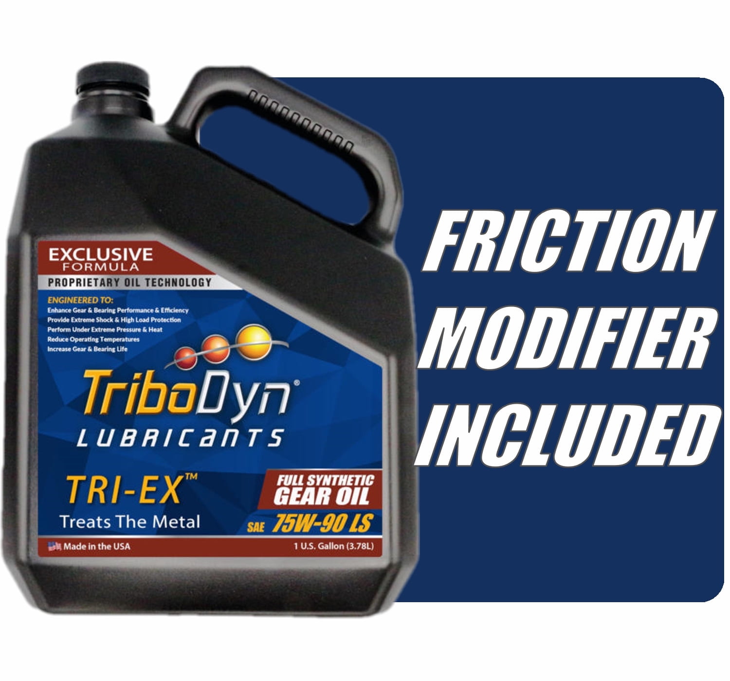 TriboDyn Synthetic 75W90 Gear Oil with Limited Slip Differential ...