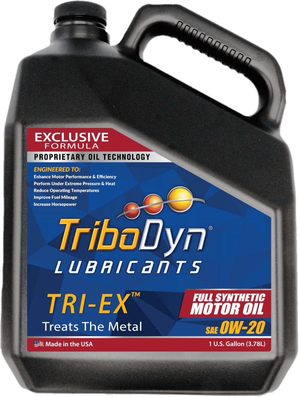 TriboDyn TRI-EX Full Synthetic SAE 0W-20 Oil - Gallon Bottle - Walmart.com