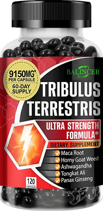 Tribulus Terrestris for Men - Non-GMO, Gluten Free Extract Supplement ...