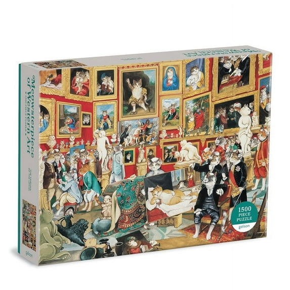 Tribuna of the Uffizi Meowsterpiece of Western Art 1500 Piece Puzzle ...
