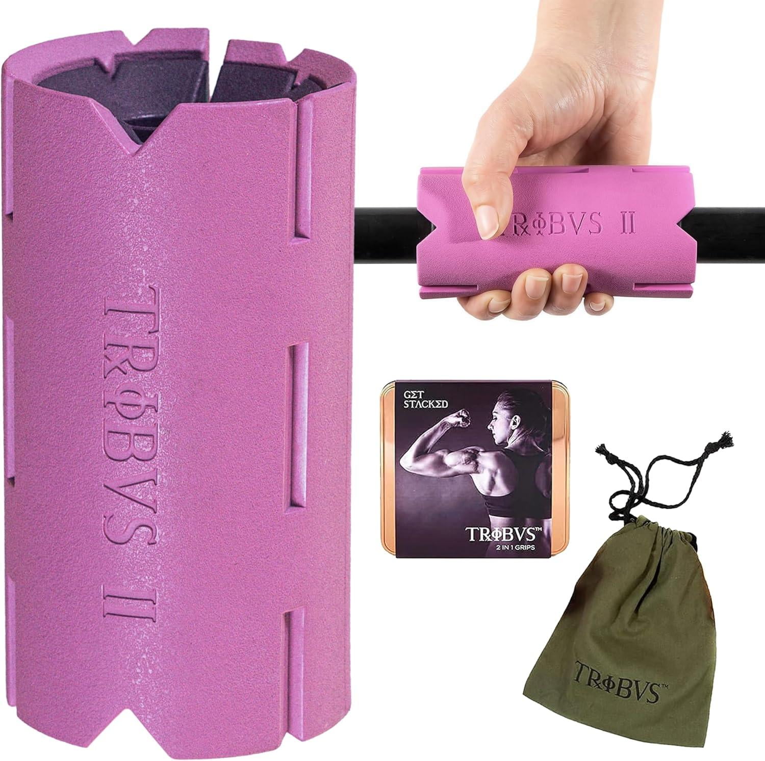 Tribus Thick Grips for Barbells Dumbbells | Thick Dumbbell Grips ...