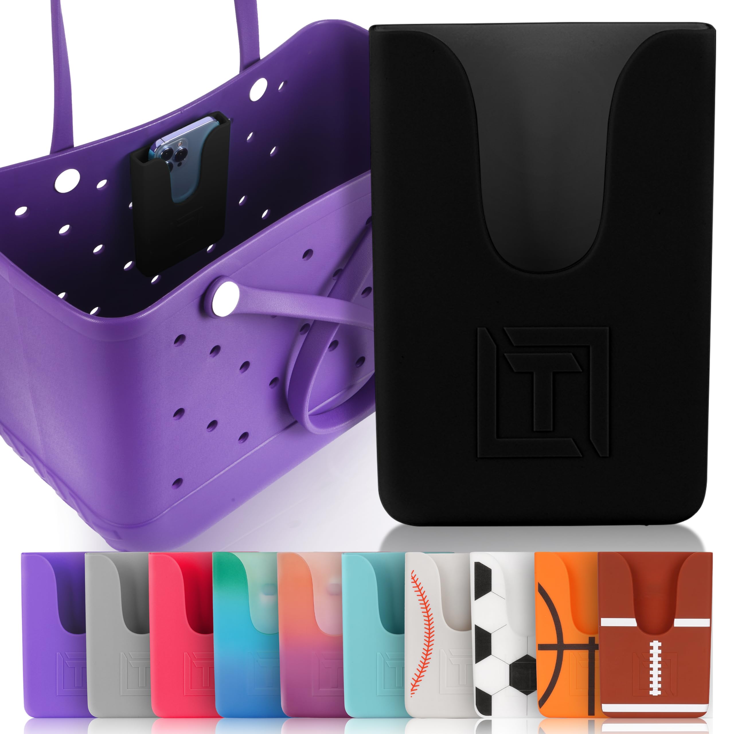 Tributary Brands - Black Phone Holder for Bogg Bag and Simple Modern ...