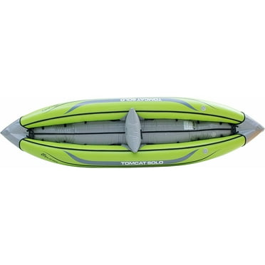 BRIS 14.1Ft Inflatable Boat Kayak for Paddle Fishing with Motor Support ...