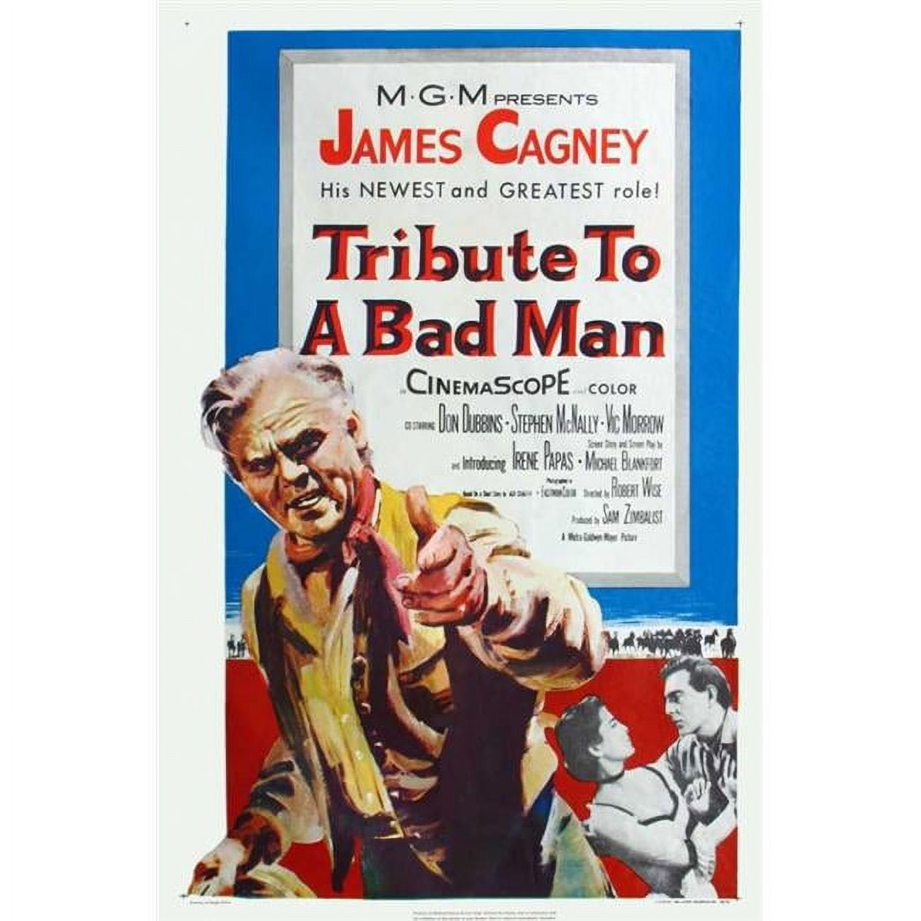 Tribute to a Bad Man Movie Poster - 27 x 40 in. - Walmart.com