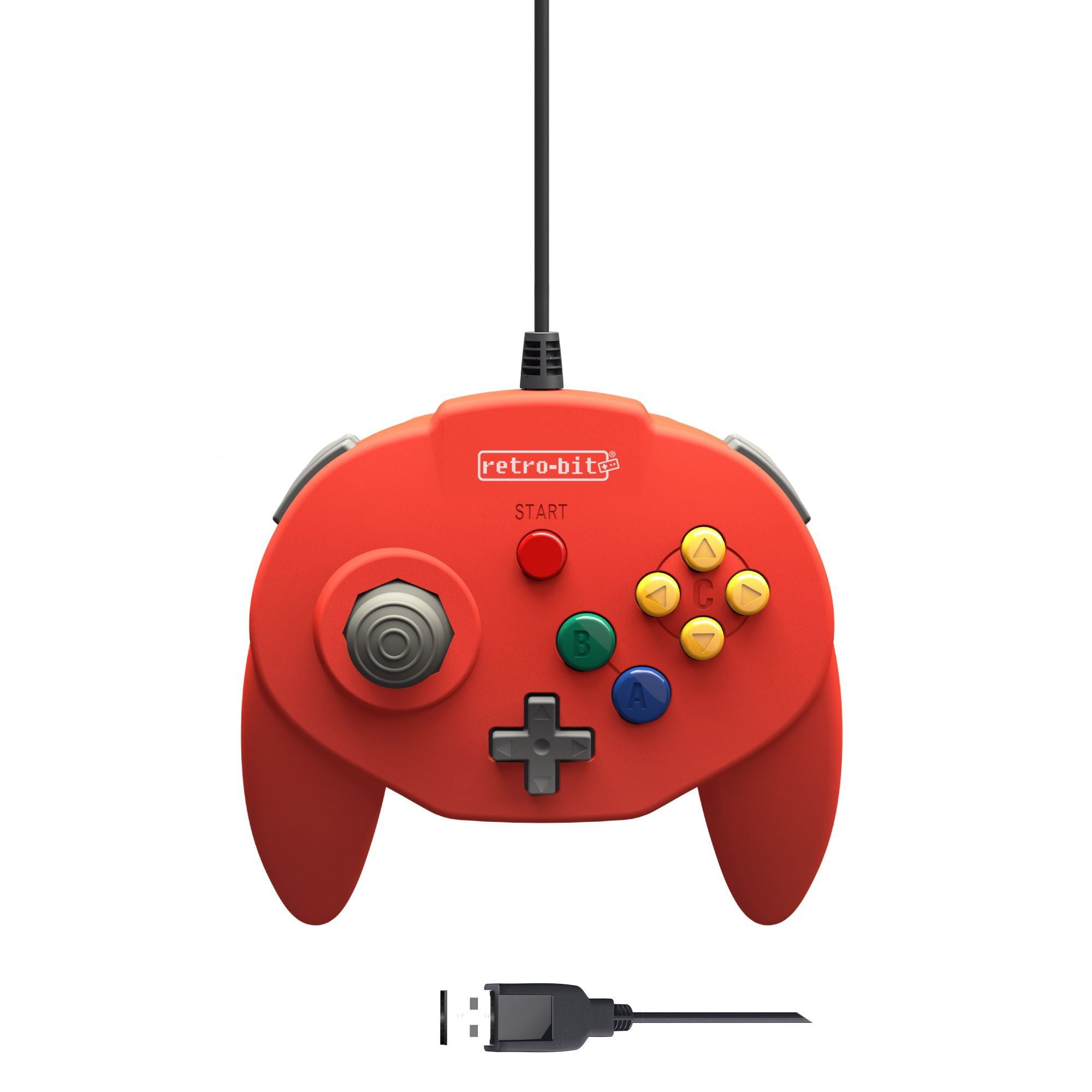 Tribute64 Controller - USB® Port, Red - Walmart.com