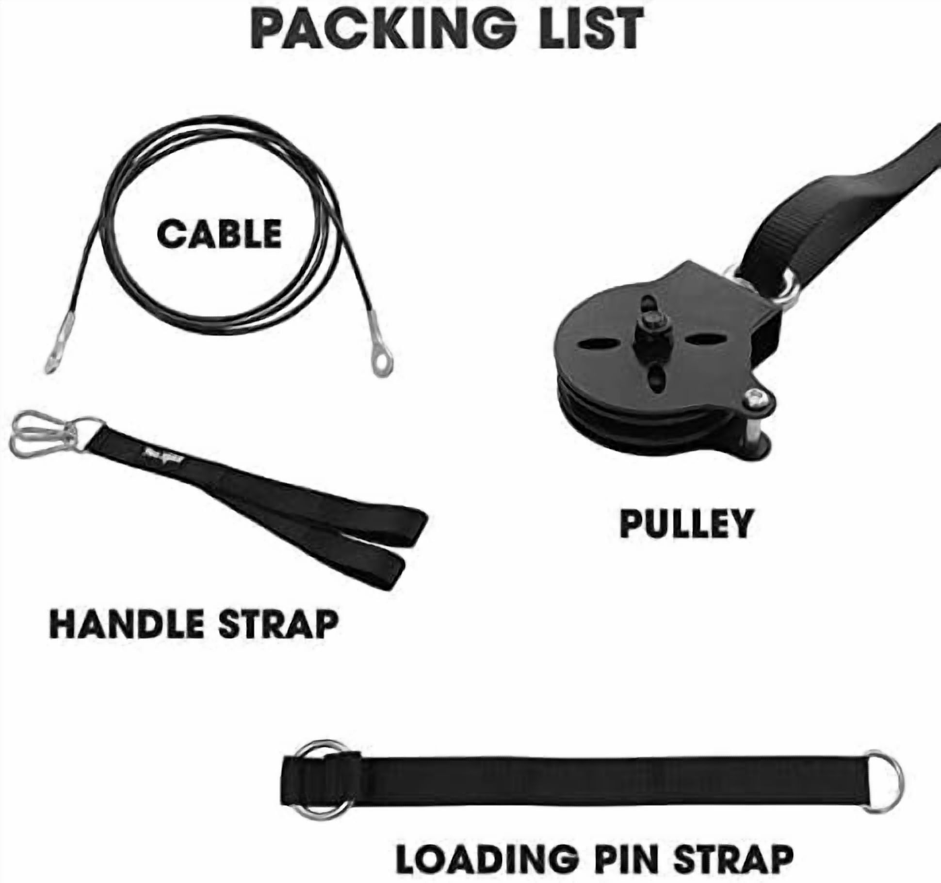 Tricep Press Down Cable Machine Attachment Set, LAT Pulldown Attachment ...