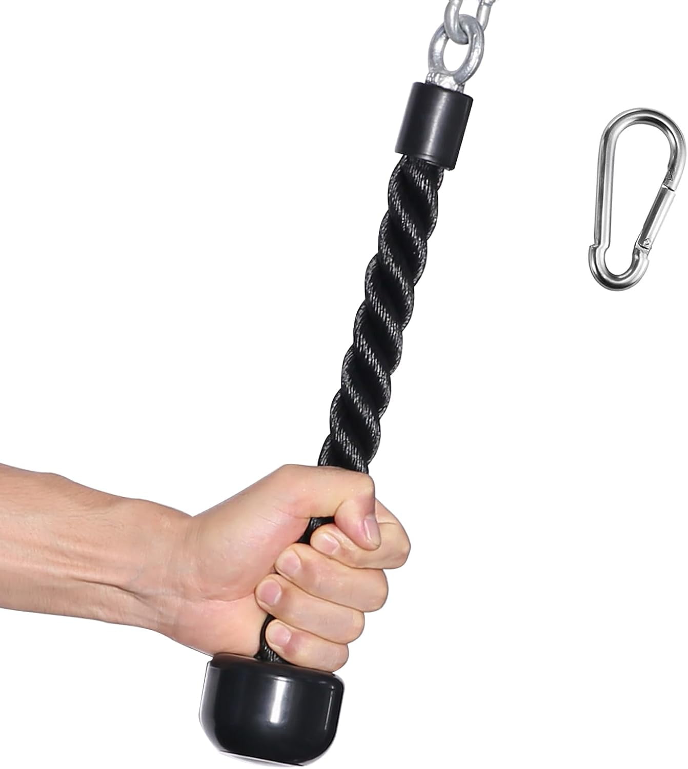 Tricep Rope 27 & 36 inches 2 Colors Fitness Attachment Cable Machine ...