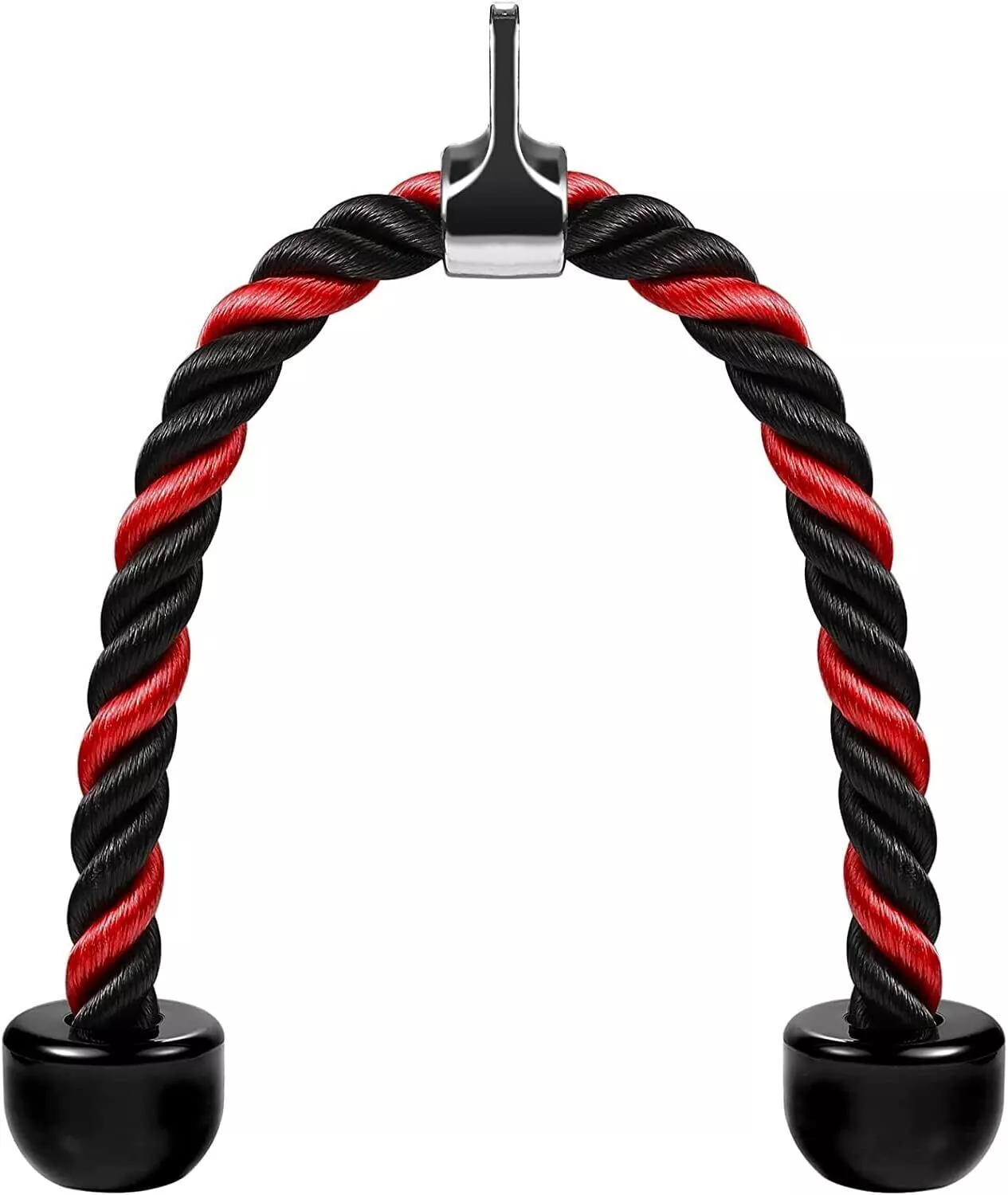 Tricep Rope Attachment Cable Machine Handle Fitness Pulldown Triceps ...