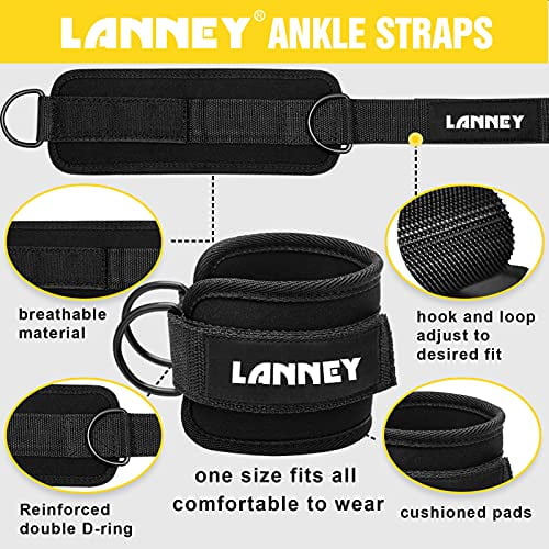 Tricep Rope Cable Machine Attachment, 35" Triceps Pull Down Rope LAT ...