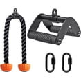 Tricep Rope Machines Attachments for Gym, Heavy Duty Universal Tricep ...