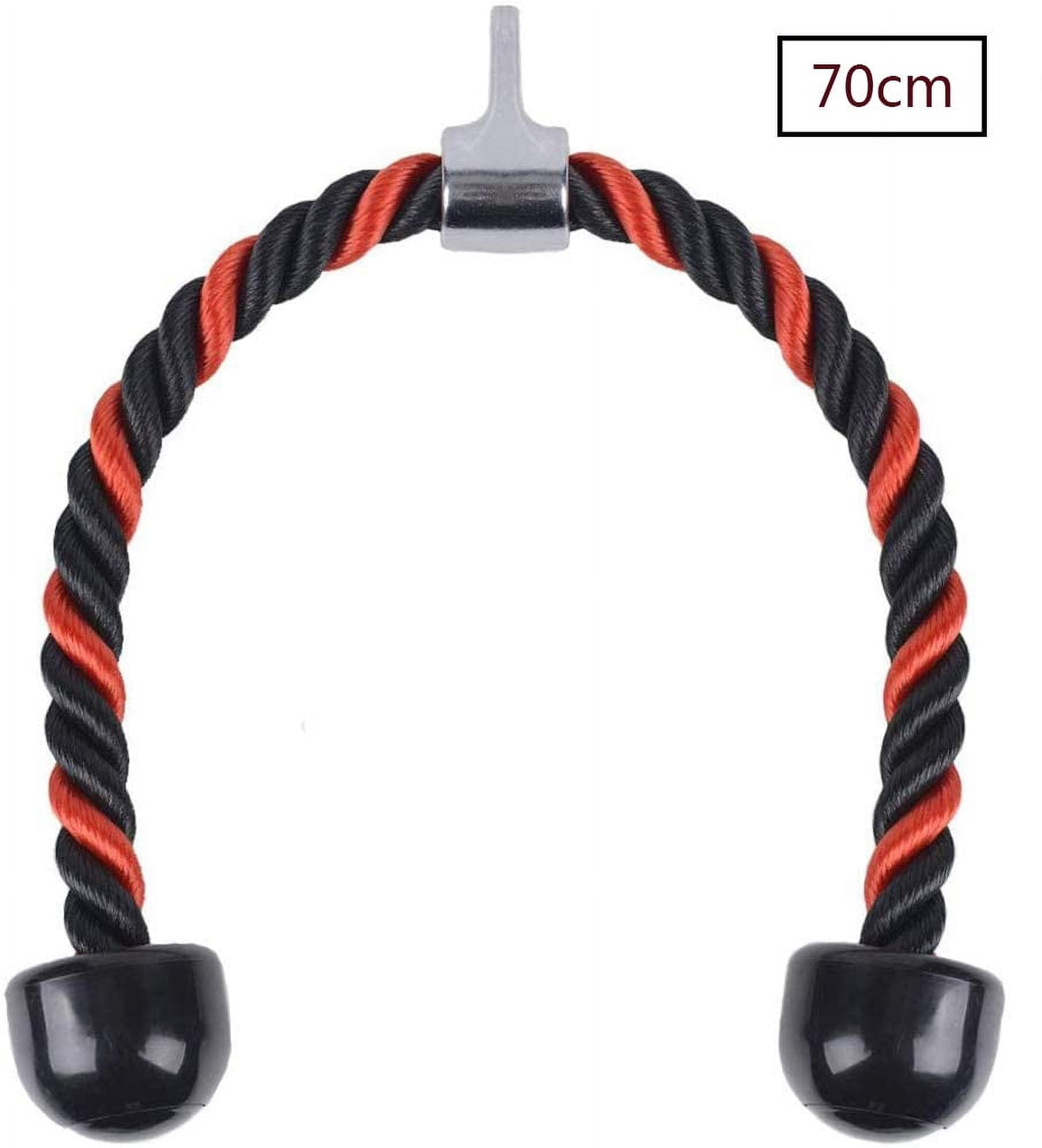 Triceps Cable Rope Nylon 70/90Cm Biceps Triceps Rope Cable Pull Fitness ...