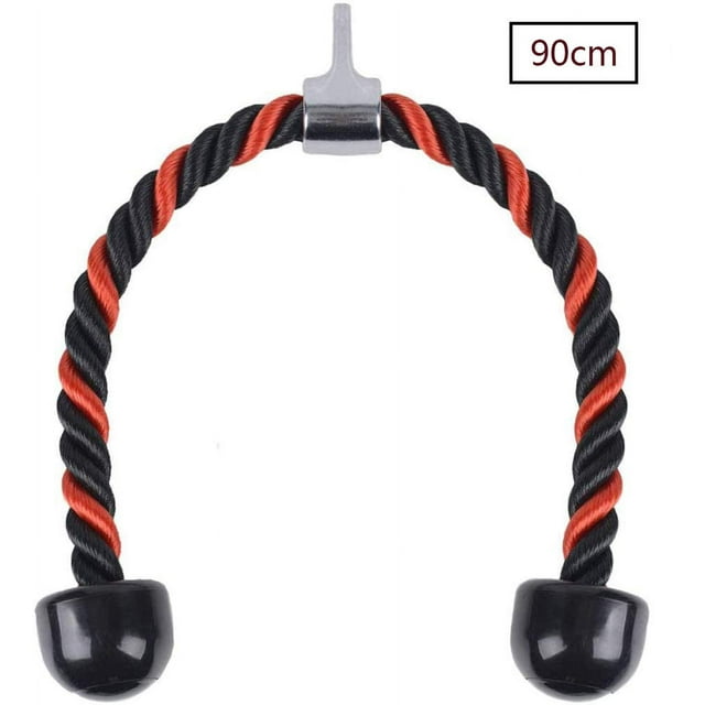 Triceps Cable Rope Nylon 70/90Cm Biceps Triceps Rope Cable Pull Fitness ...