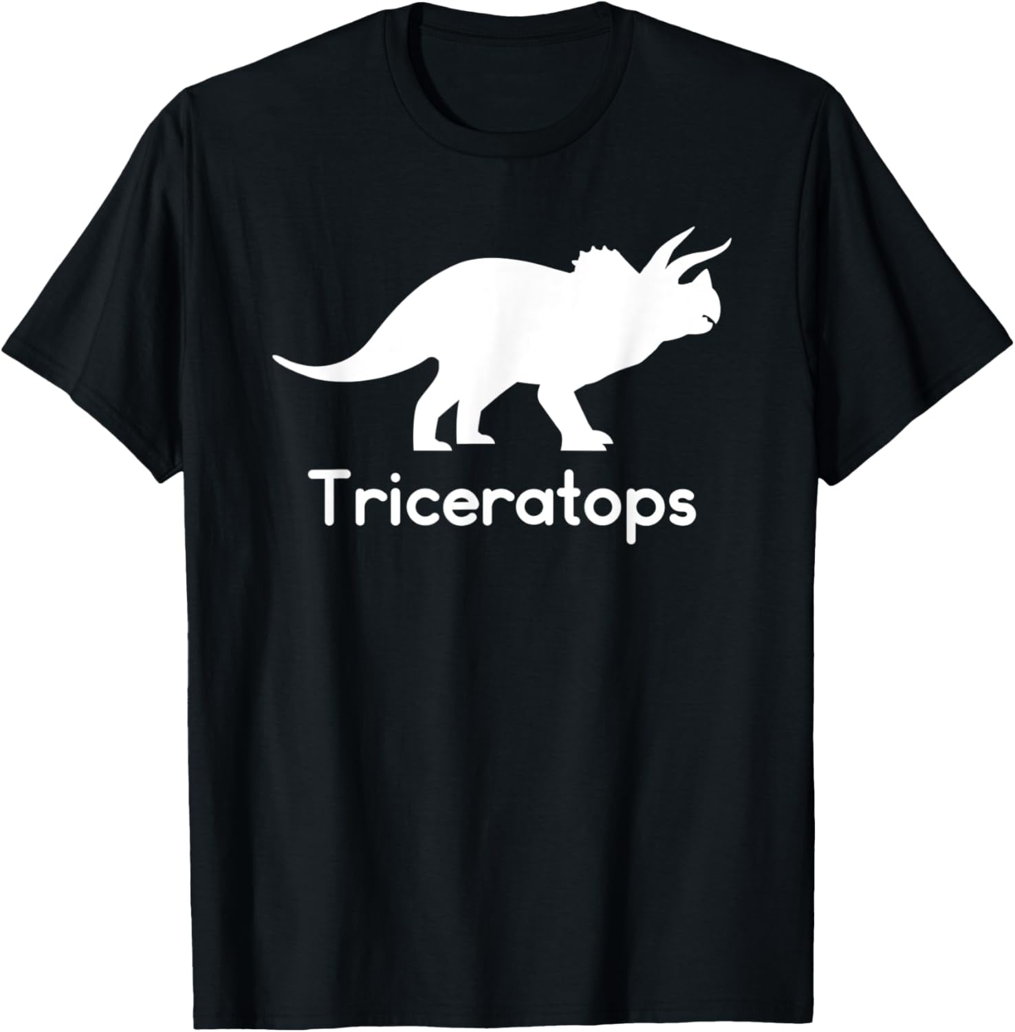 Triceratops - Dinosaur Silhouette Paleontology Kids T-Shirt - Walmart.com
