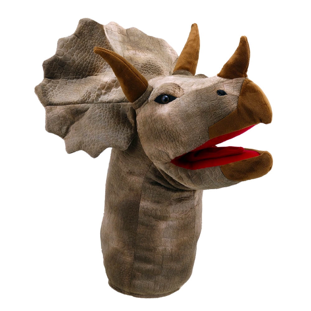 Large Head Triceratops Hand Puppet : Triceratops - Walmart.com