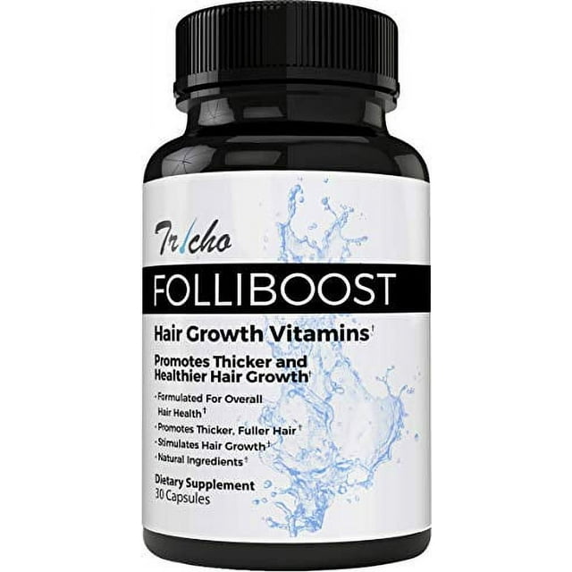 Tricho Folliboost Hair Growth Vitamins With Biotin Vitamin C Zinc