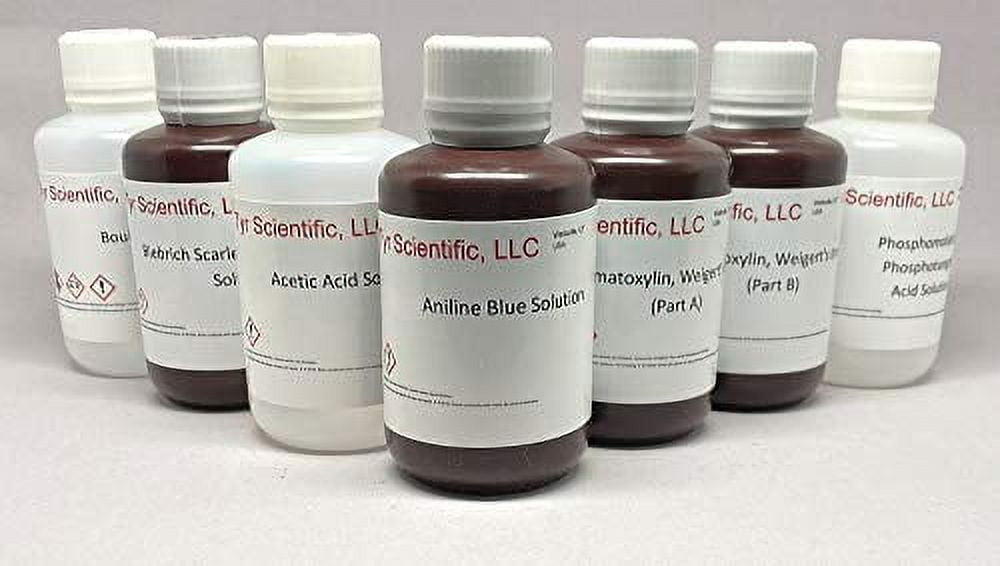 Trichrome Stain Pack (Modified Masson’s), 125ml - Walmart.com