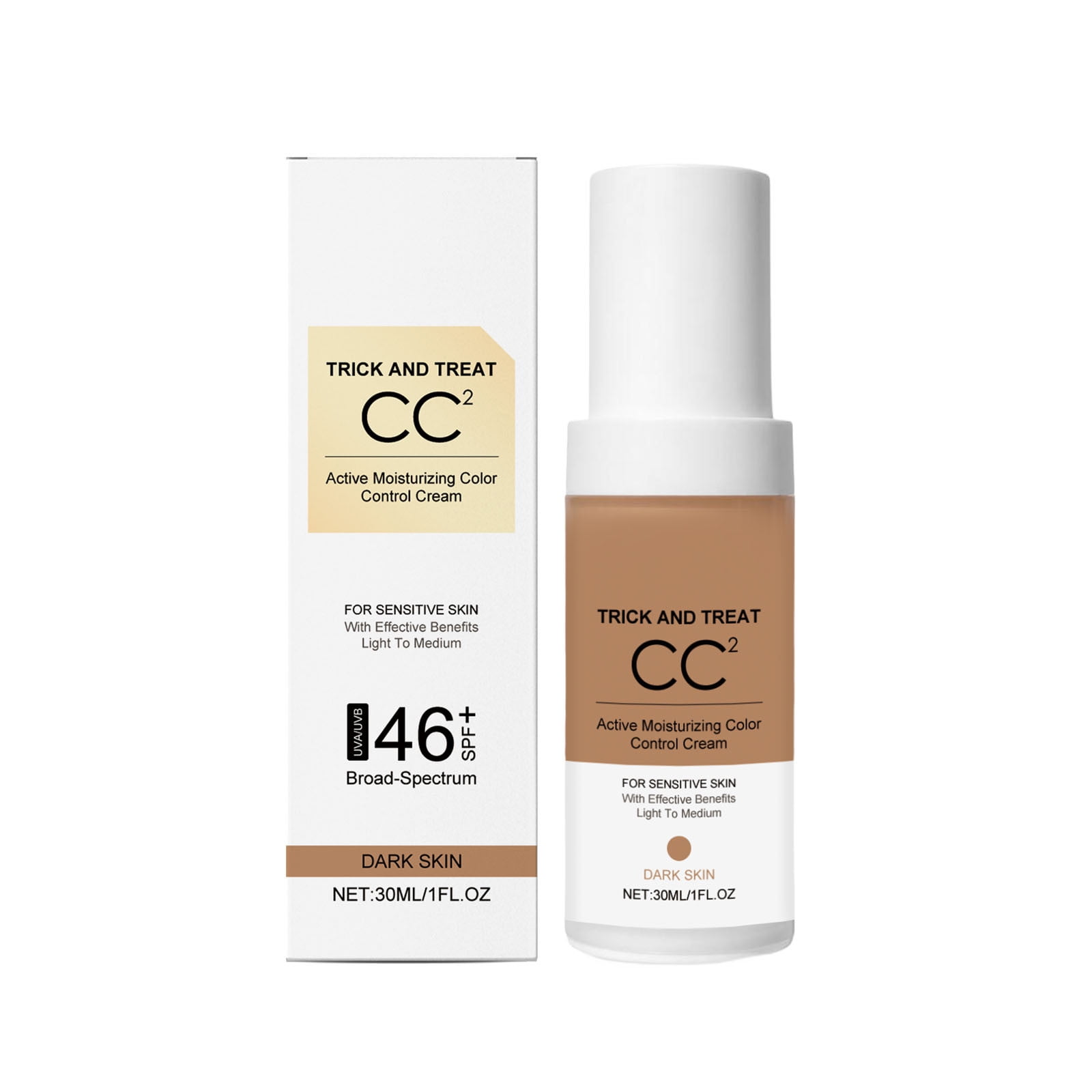 Trick & 46 Color Correcting Moisturizer – Broad-Spectrum SPF46+ with ...