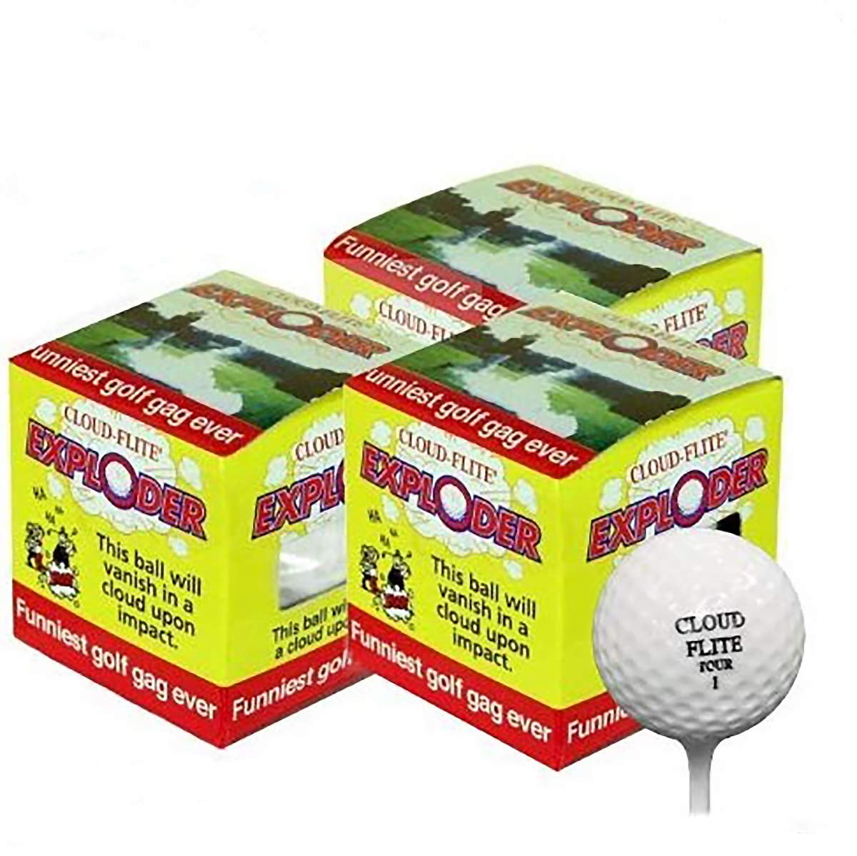 Exploding Golf Ball - Pack of 3 - Walmart.com