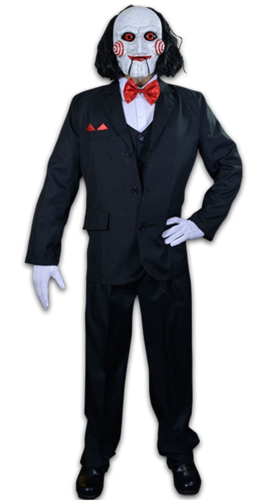 Trick or Treat Studios Adult Saw Billy Puppet Costume, Halloween Horror ...