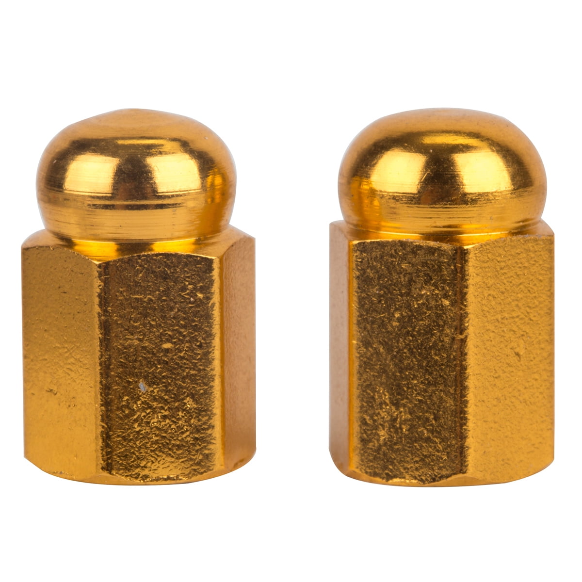 Trick Top Valve Caps Hex Dome Gold - Walmart.com