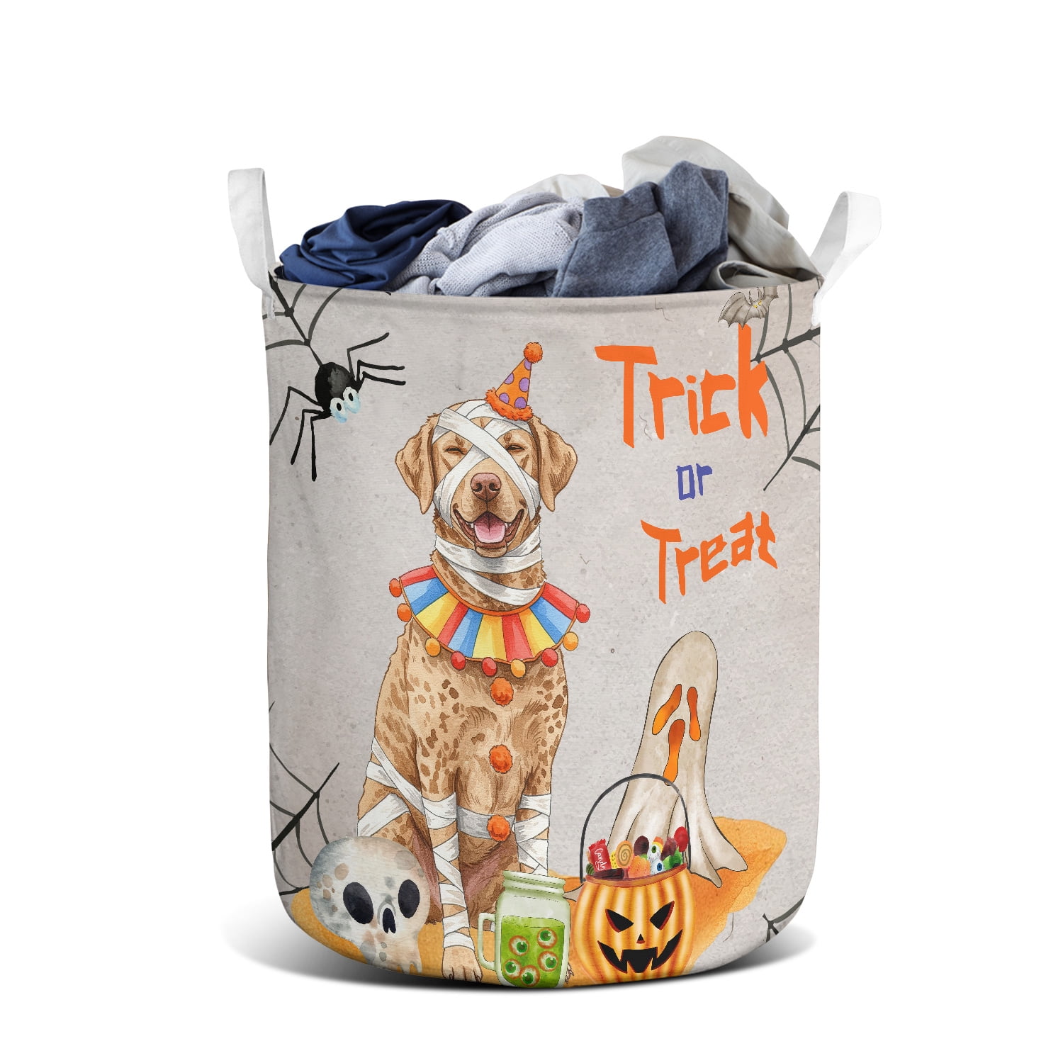 Trick or Treat Chesapeake Bay Retriever Funny Mummy Cosplay Pumpkin ...