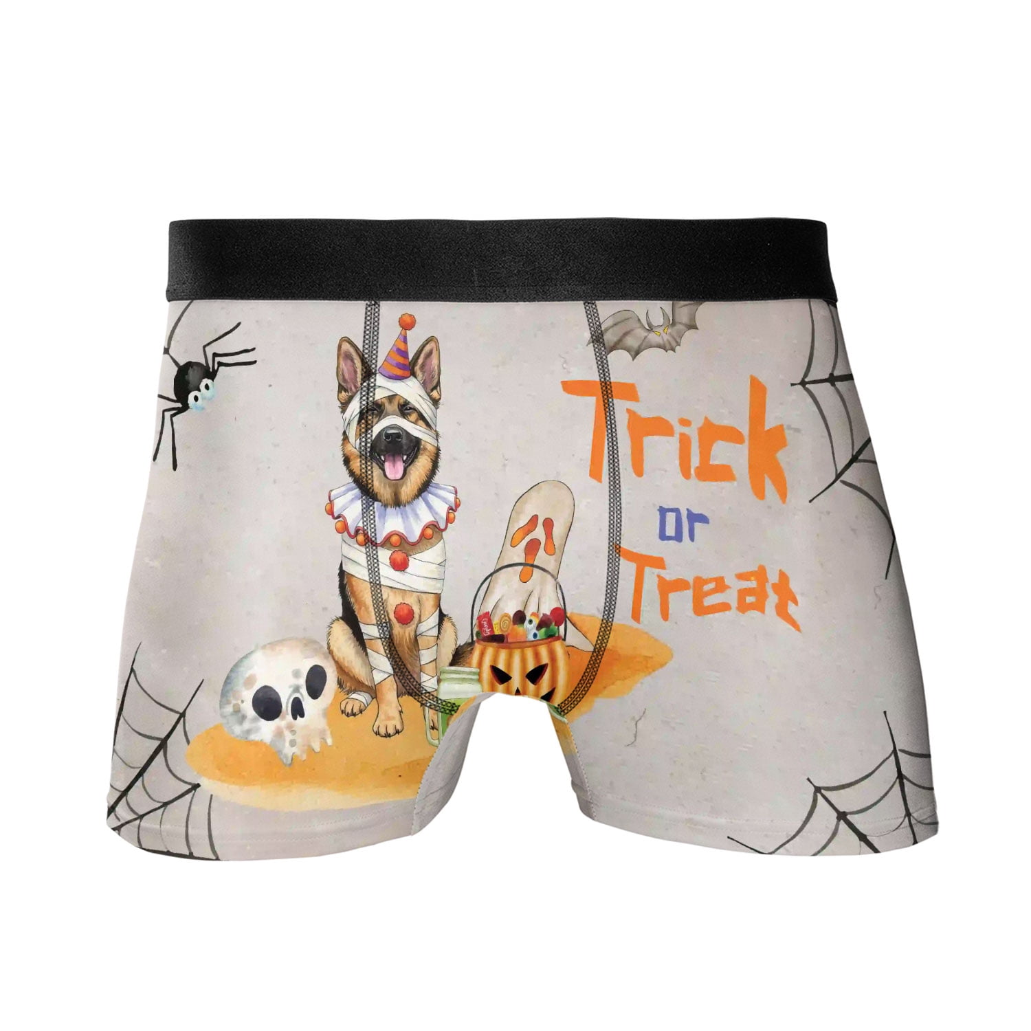 Trick or Treat German Shepherd Funny Mummy Cosplay Pumpkin Candy Basket ...