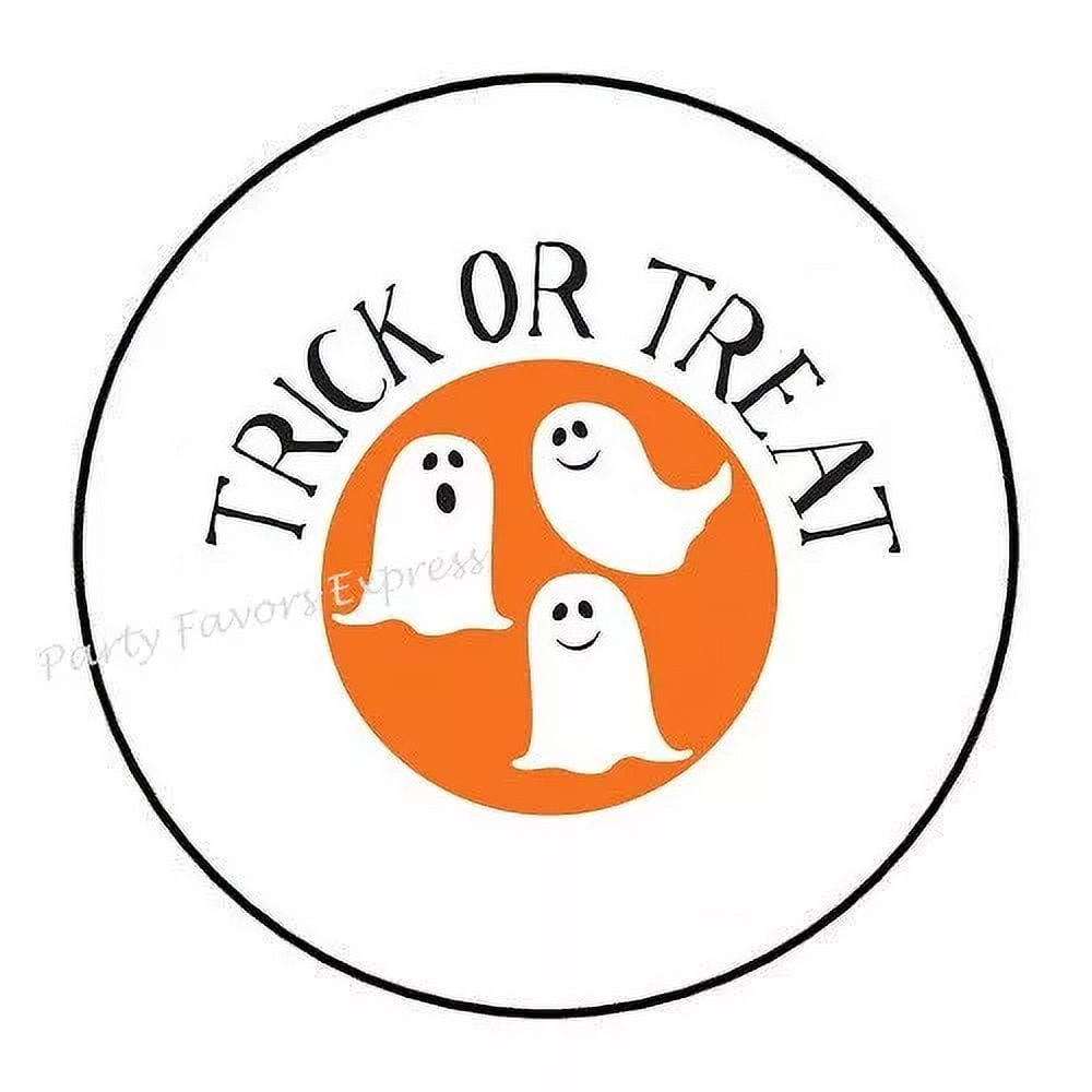 Trick Or Treat Halloween Ghosts Sticker Party Favors Sticker Envelope ...