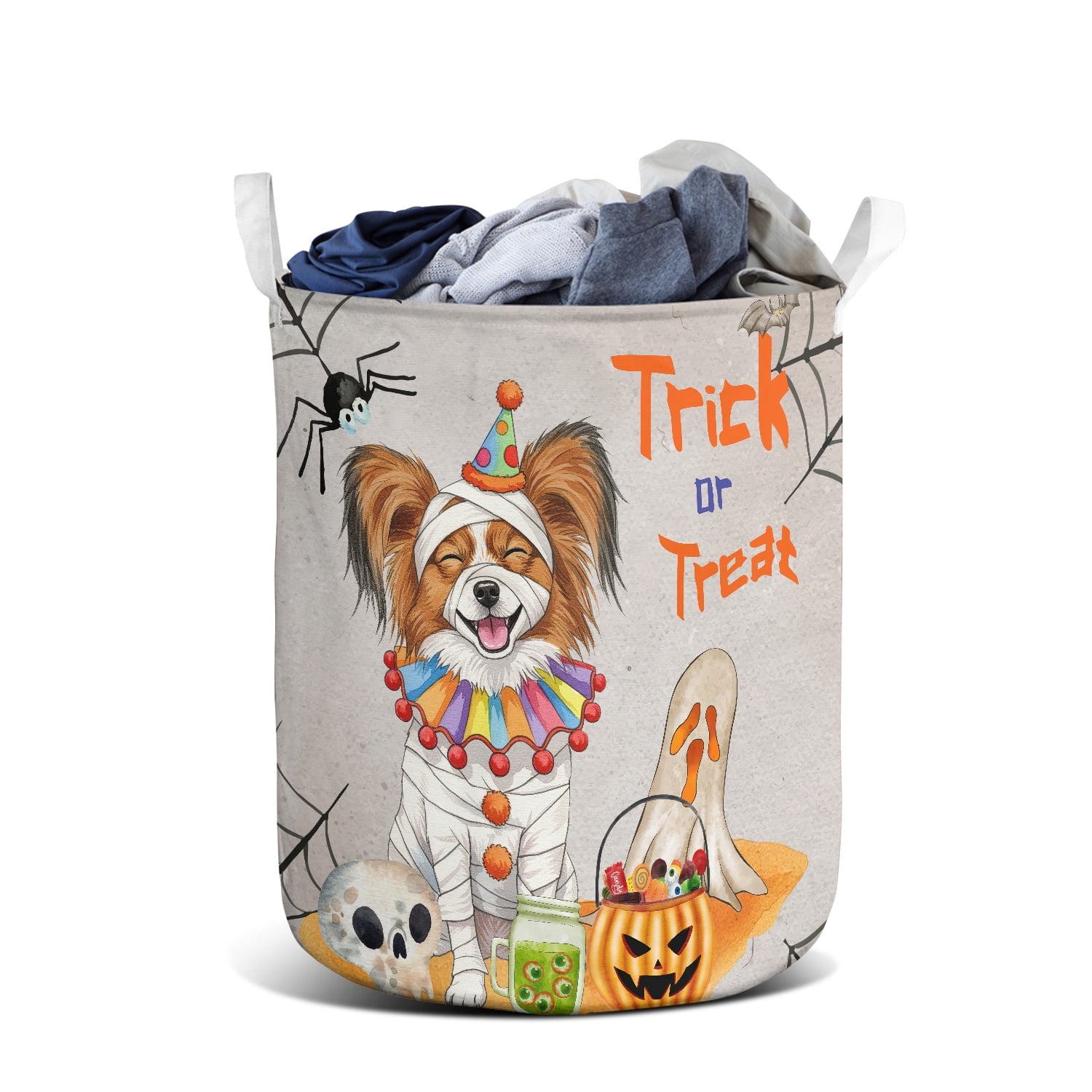 Trick or Treat Papillon Funny Mummy Cosplay Pumpkin Candy Basket ...