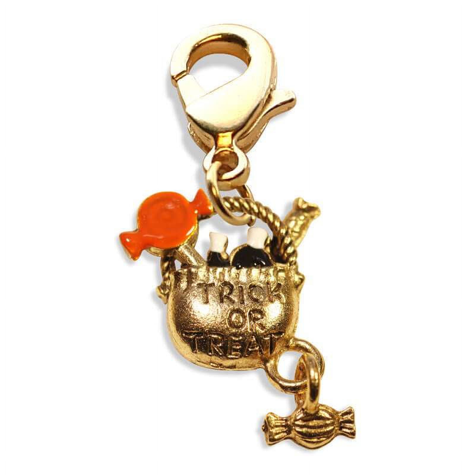 Trick or Treat Charm Dangle in Gold - Walmart.com