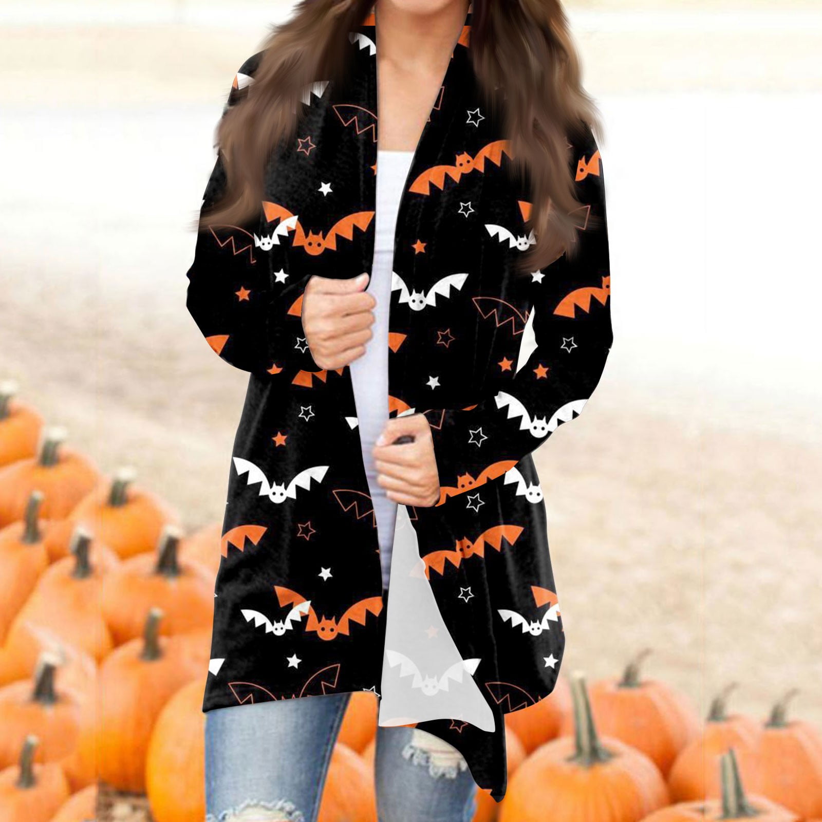 Trick-or-Treat Fashion Must-Have HIMIWAY Creepy Cool Cardigan Women'S ...