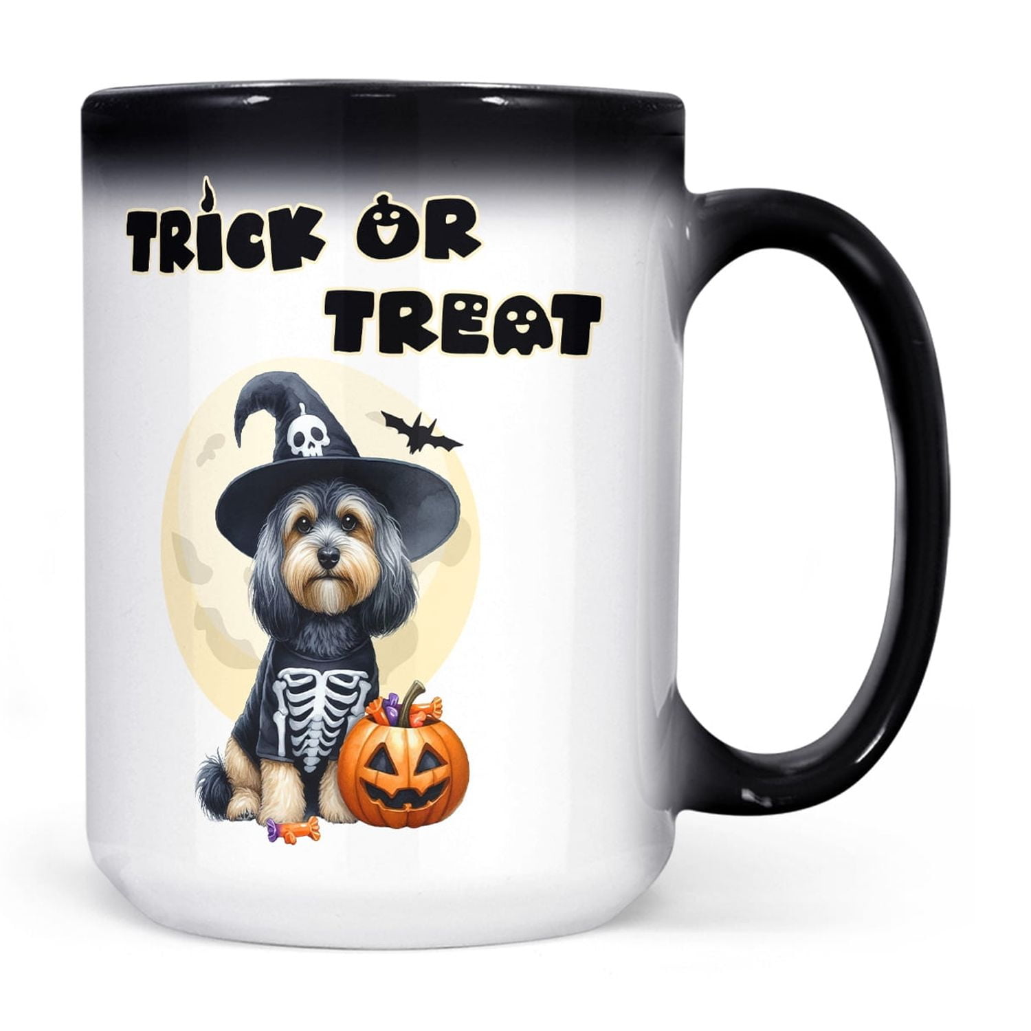 Trick or Treat Havanese Needs Candy Happy Halloween Night Heat Color ...