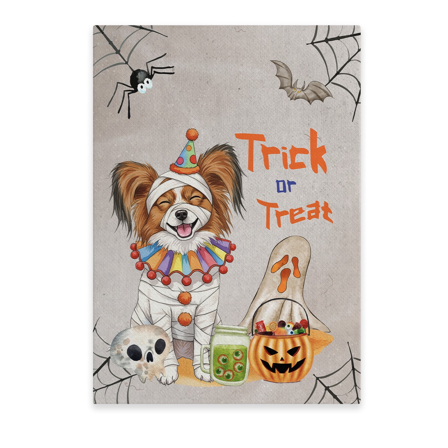 Trick or Treat Papillon Funny Mummy Cosplay Pumpkin Candy Basket ...