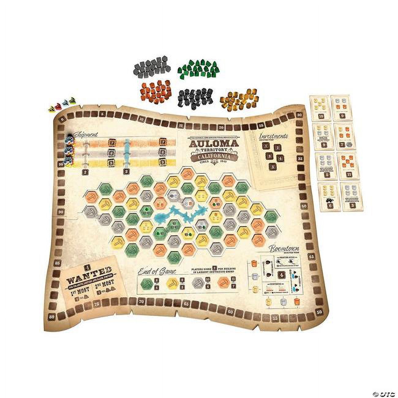 Trick Or Treat Studios Gold West Wild West-themed Board Game For 2 To 4 ...