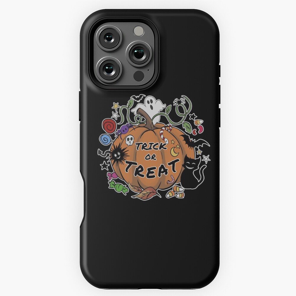 Trick or treat u choose spooky Phone Case for iPhone 16 15 14 13 12 11 ...