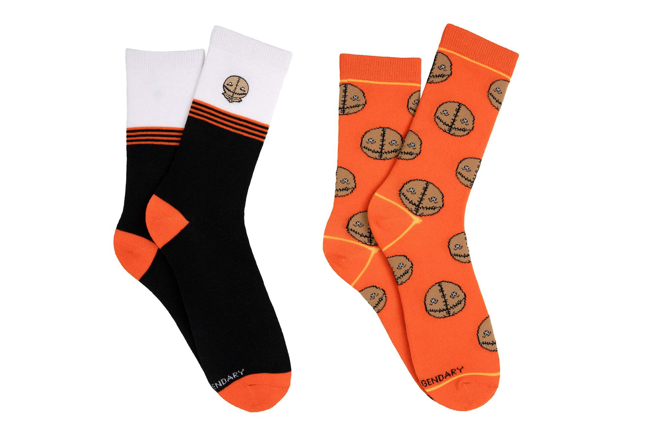 Trick 'r Treat Sam Embroidered 2 Pair Crew Socks - Walmart.com