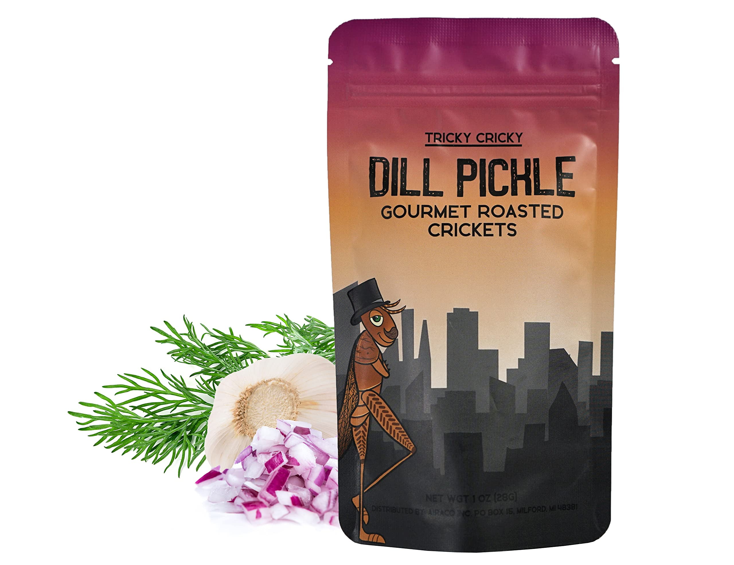 Tricky Cricky Edible Flavored OKA4 Cricket Snacks for Humans - Unique ...