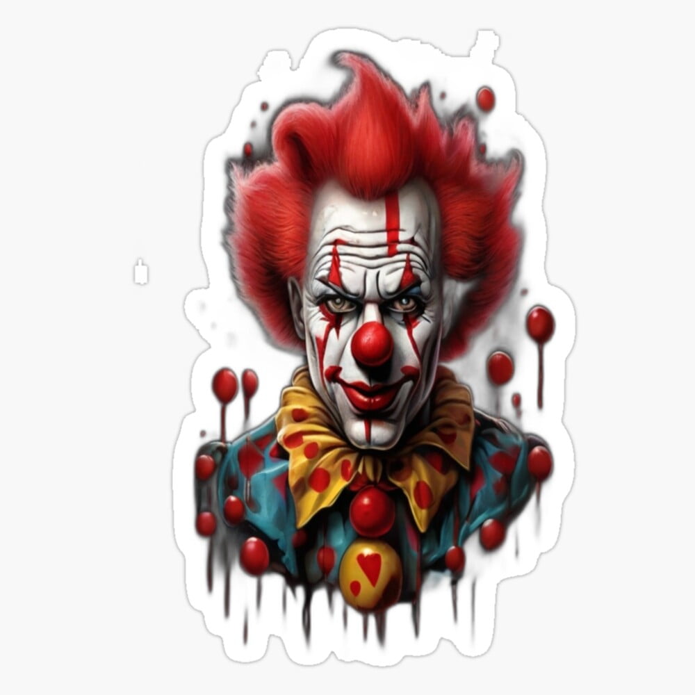 Tricky The Clown Sticker Phone Decal Water Bottle Stickers Car Decals ...