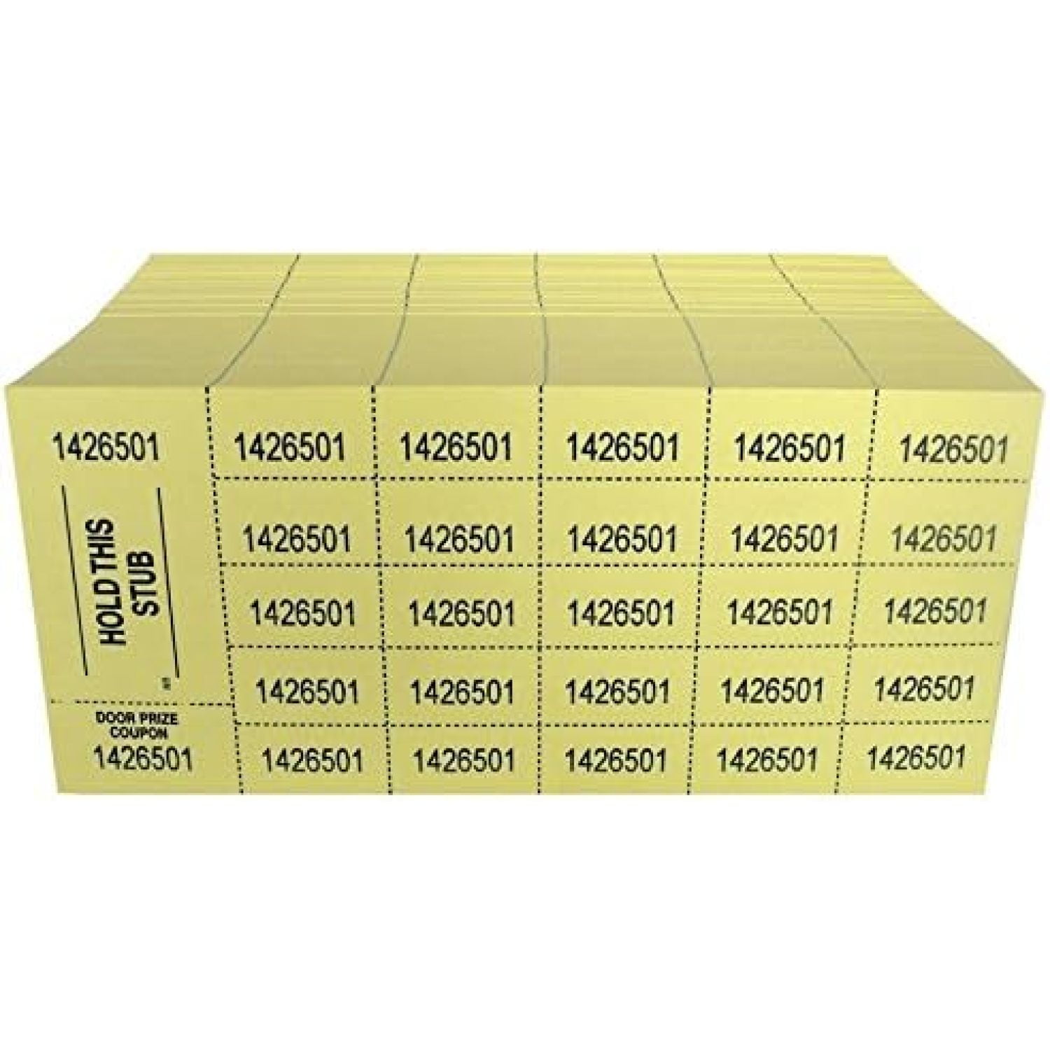 Tricky Tray Auction Tickets- 500 Sheets (Yellow) - Walmart.com