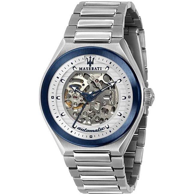 Triconic Skeleton Dial Automatic 100M Men Watch, Black - Walmart.com
