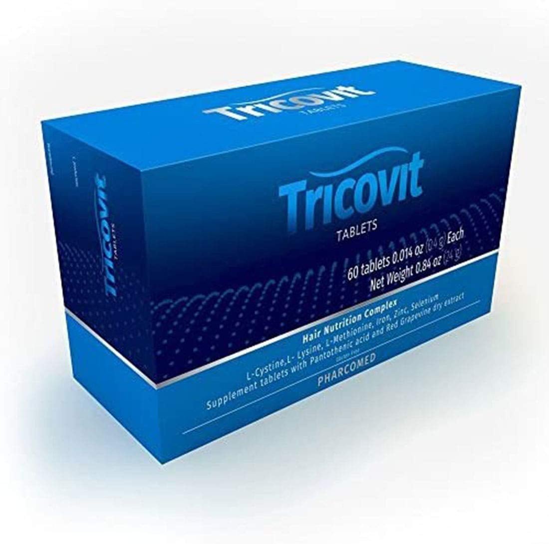 Tricovit Tablets Hair Growth DHF10 Vitamins to Support Healthy Hair and ...