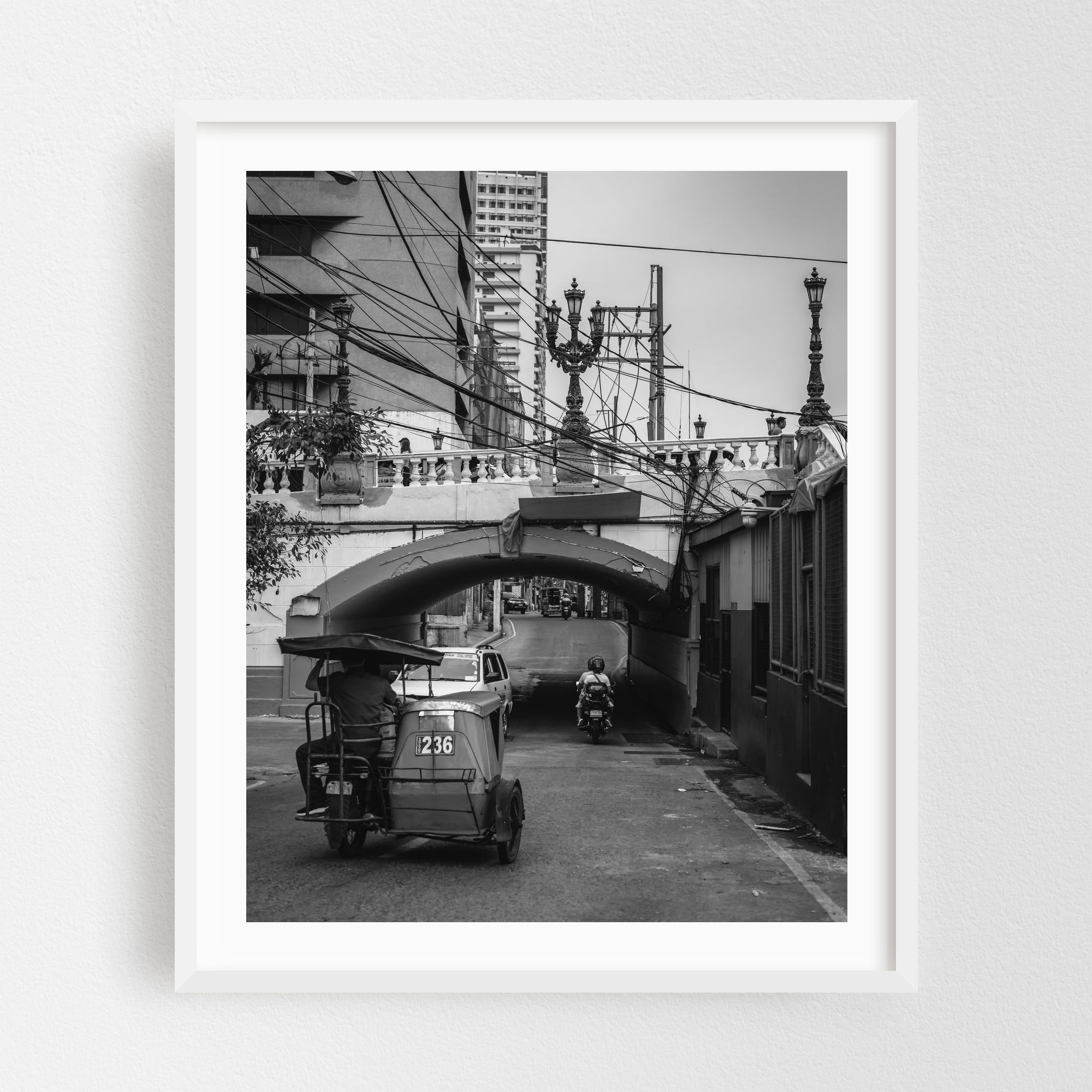 Tricycle, Binondo B&W - Manila Philippines Photography Street ...
