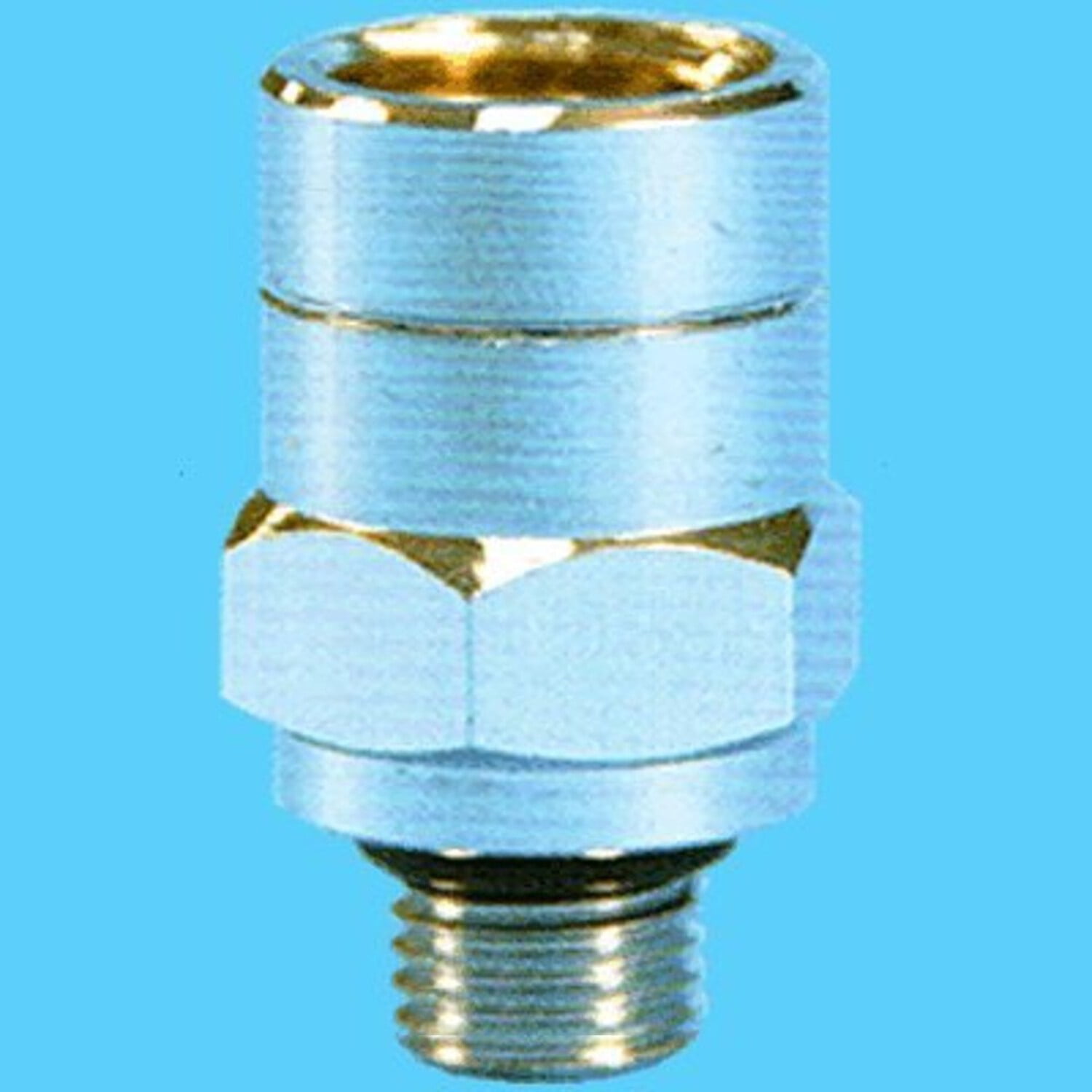 Trident Adapter Converts 3/8"" Male First Stage Scuba Diving Regulator ...